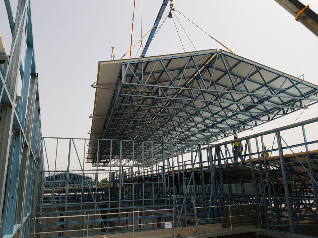 Roof Lifting - Custom Steel Frames