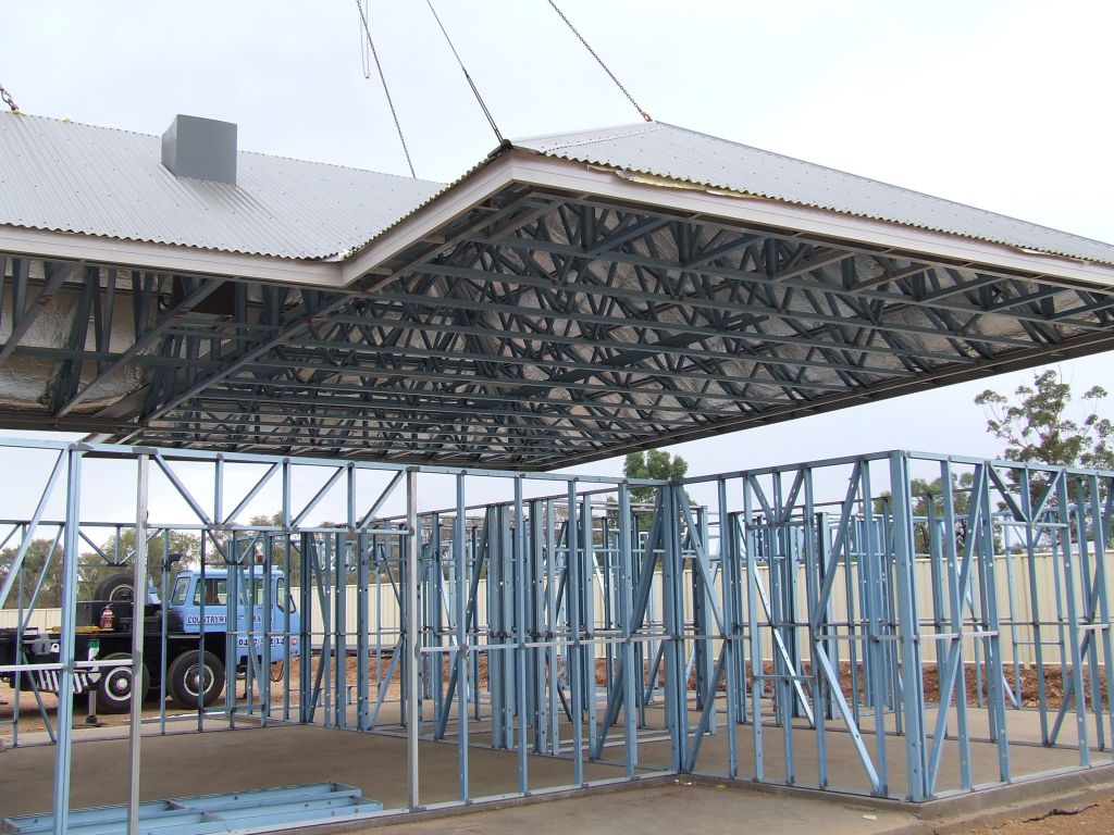 Roof Lifting - Custom Steel Frames